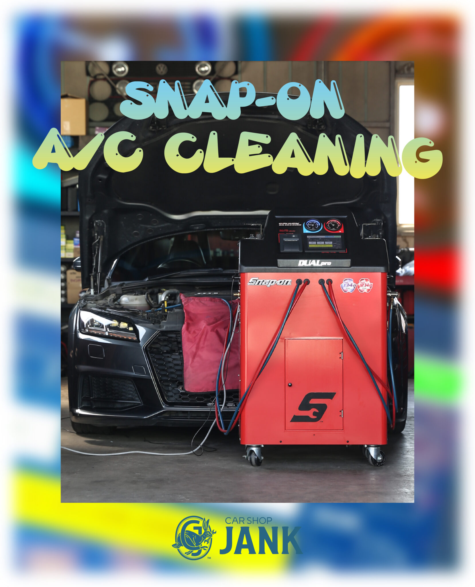 大変オススメ！エアコンガスクリーニング | CAR SHOP JANKCAR SHOP JANK